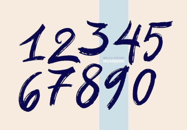 Handwritten Numerical Illustration with Minimalist Aesthetic | Jiffy ...