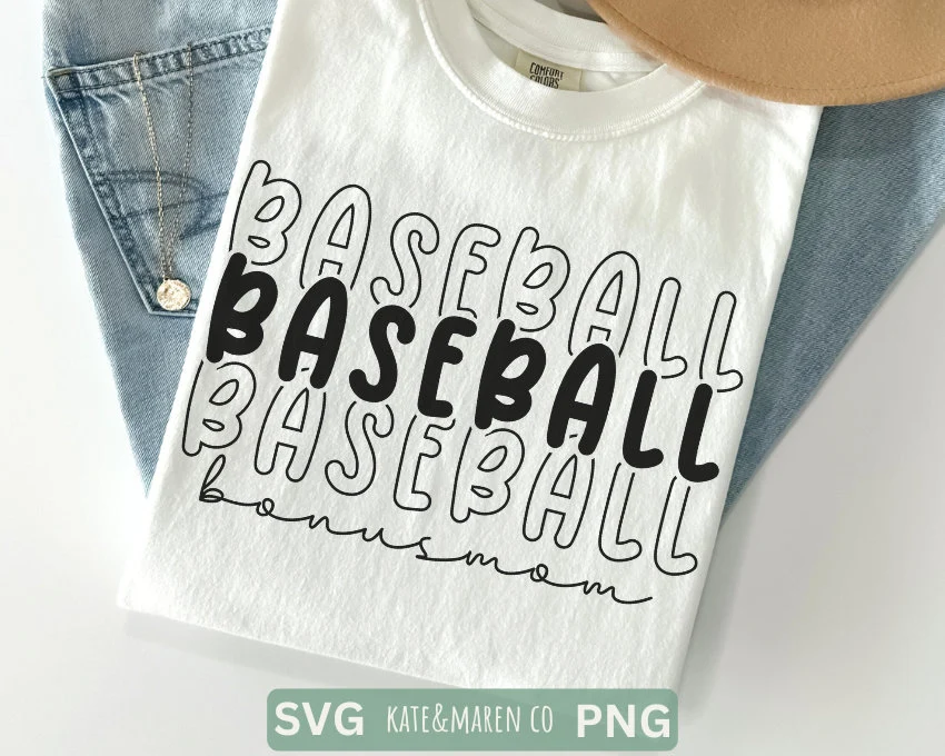 Baseball Bonus Mom, Baseball Stepmom, Baseball Stepmother, Baseball ...
