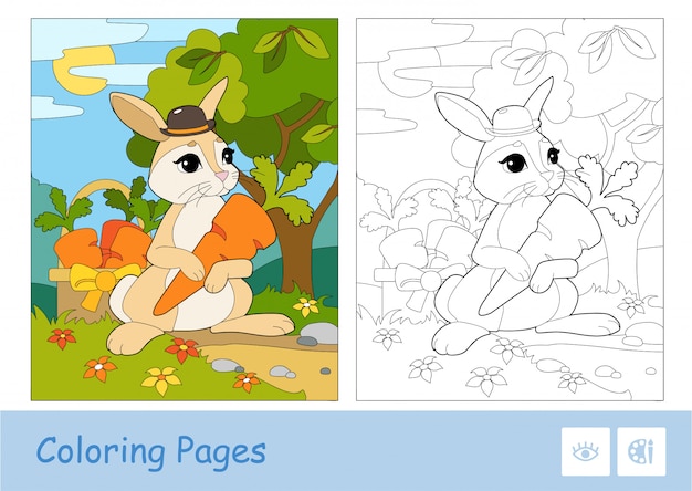 Adorable Bunny in a Vibrant Woodland Scene | Jiffy Designs