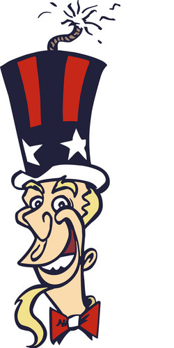 Sam Uncle Smile Cartoon Illustration Vector | Jiffy Designs