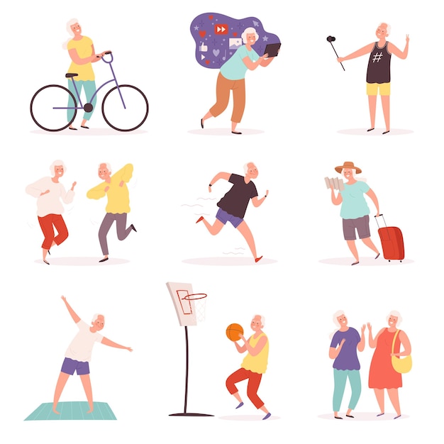 Diverse Collection of Active Lifestyle Illustrations | Jiffy Designs
