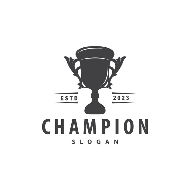 Iconic Champion Trophy Emblem with Established Date | Jiffy Designs