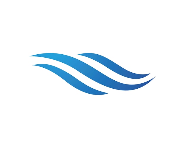 Elegant Flowing Blue Wave Design for Versatile Applications | Jiffy Designs