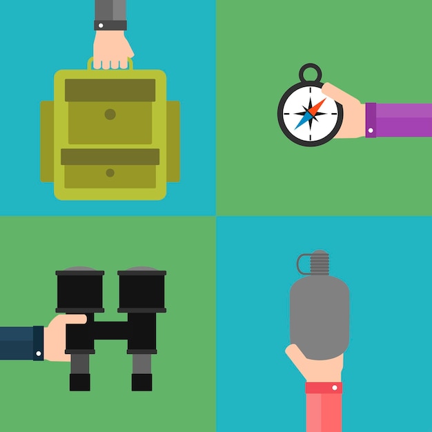 Versatile Adventure Icons for Outdoor Enthusiasts | Jiffy Designs