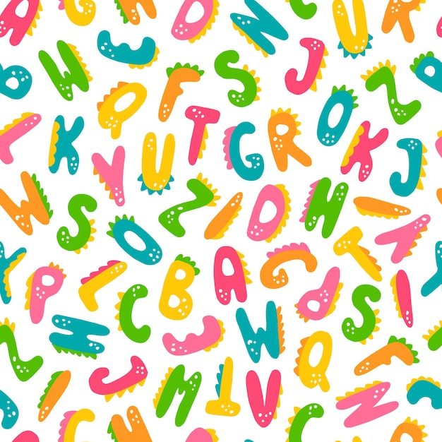 Playful Alphabet Soup: A Vibrant Jumble of Colorful Letters | Jiffy Designs