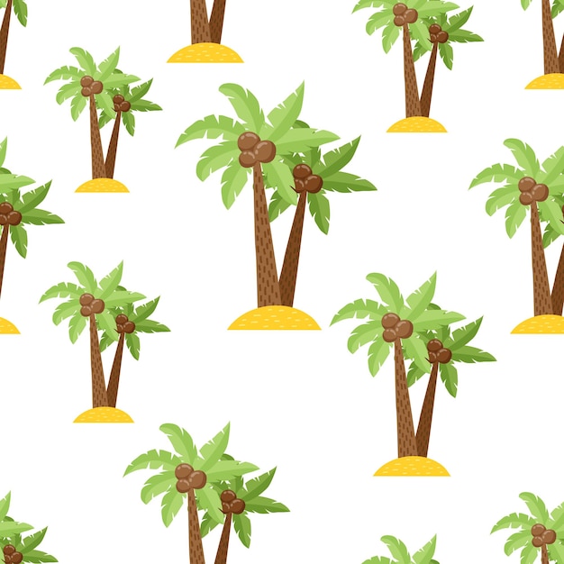 Vibrant Tropical Palm Tree Pattern | Jiffy Designs