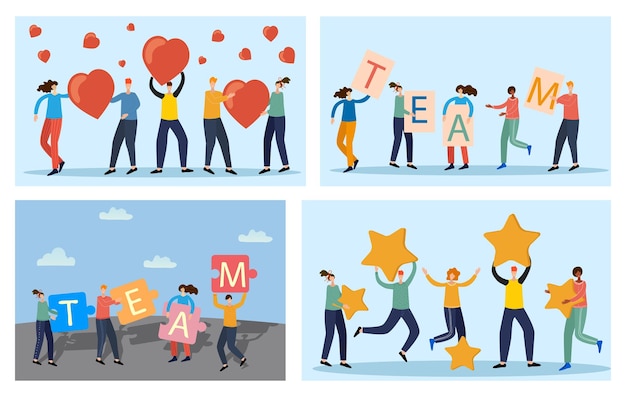 Vibrant Illustrations Celebrating Teamwork and Camaraderie | Jiffy Designs