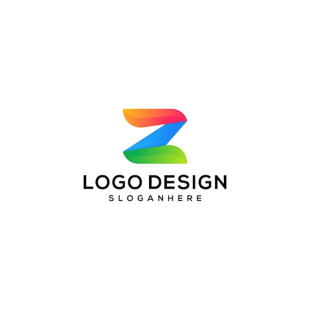 Vibrant Overlapping Letter Z Logo Design | Jiffy Designs