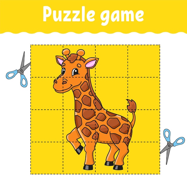 Adorable Giraffe Puzzle for Fun and Learning | Jiffy Designs