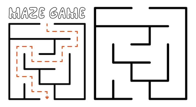 Intricate Maze Game Designs with Bold Lines and Shapes | Jiffy Designs