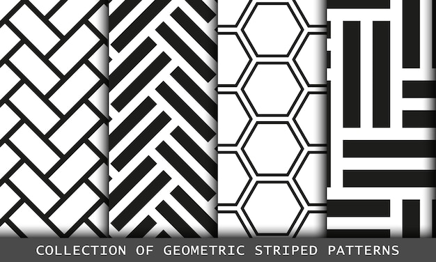 Striking Collection of Geometric Striped Patterns | Jiffy Designs