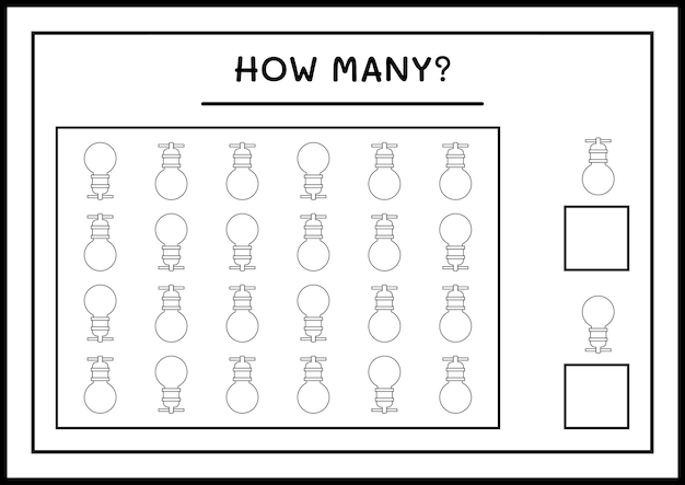 Counting Light Bulbs: A Visually Engaging Math Activity | Jiffy Designs