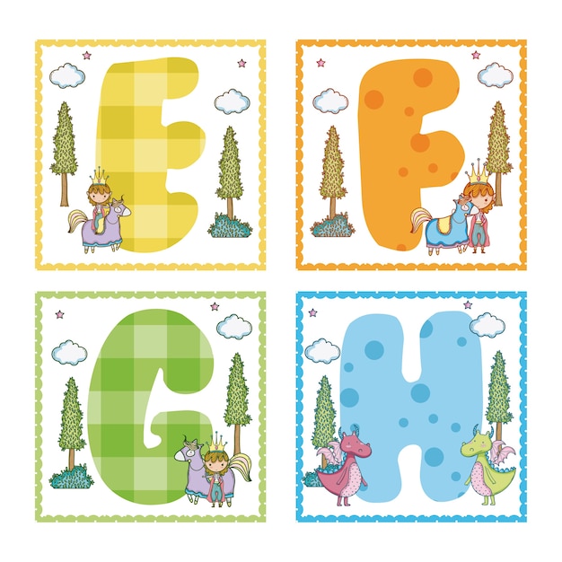 Playful Alphabet Collection with Whimsical Animal Characters | Jiffy ...