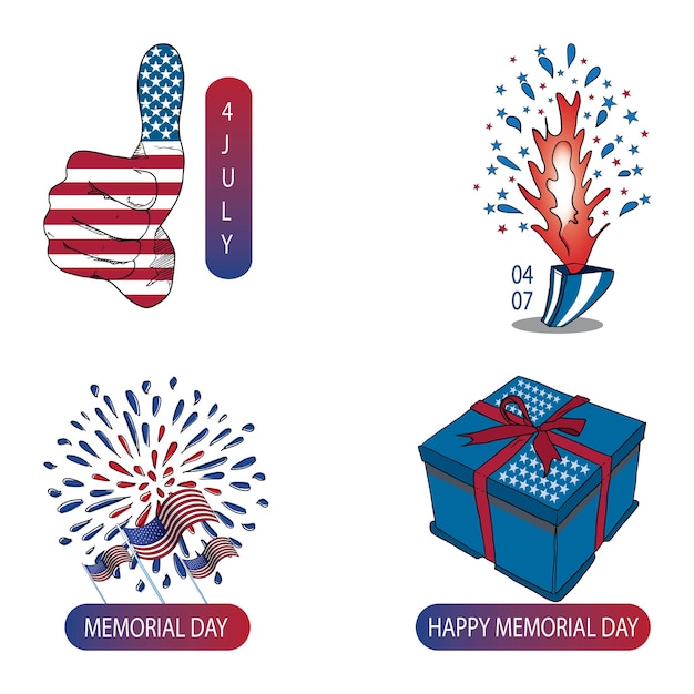 Patriotic Symbols of Memorial Day Celebration | Jiffy Designs