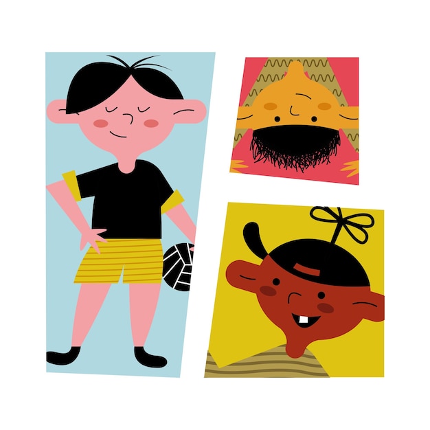 Vibrant Illustrated Characters in a Playful Collection | Jiffy Designs