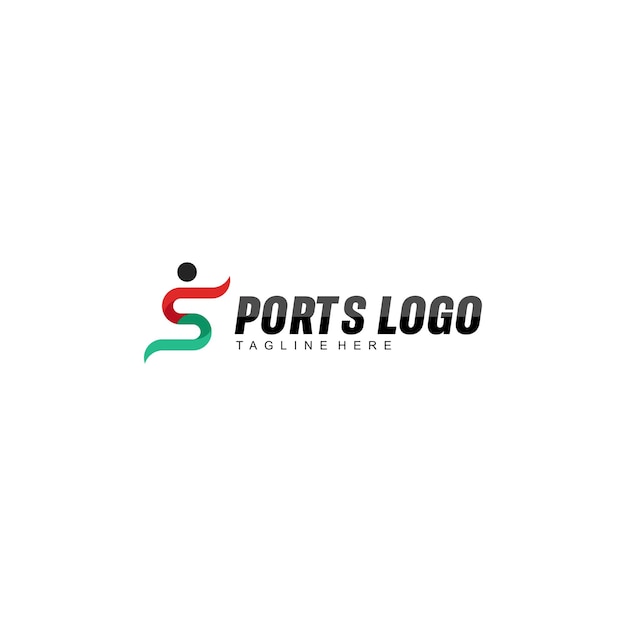 Vibrant Sports Logo with Dynamic Overlapping Shapes | Jiffy Designs