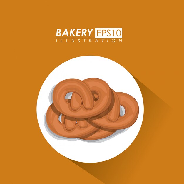 Delightful Bakery Logo with Delicious Cinnamon Rolls Illustration ...