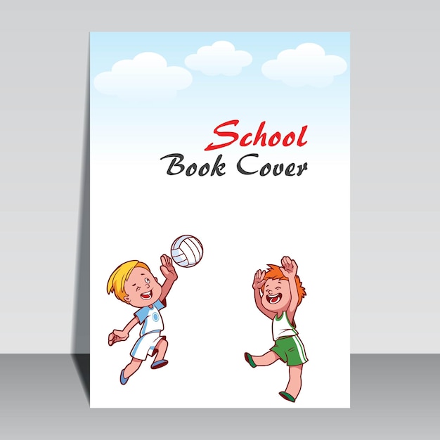 Playful School Book Covers with Cheerful Kids | Jiffy Designs
