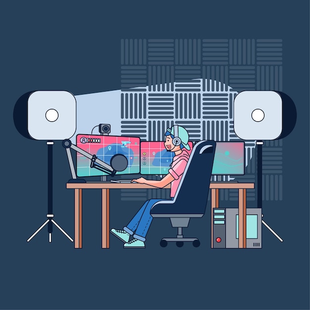 Vibrant Workstation Showcasing Creativity and Technology | Jiffy Designs