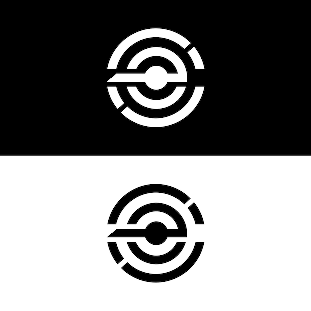 Striking Monochrome Circular Graphic Design | Jiffy Designs