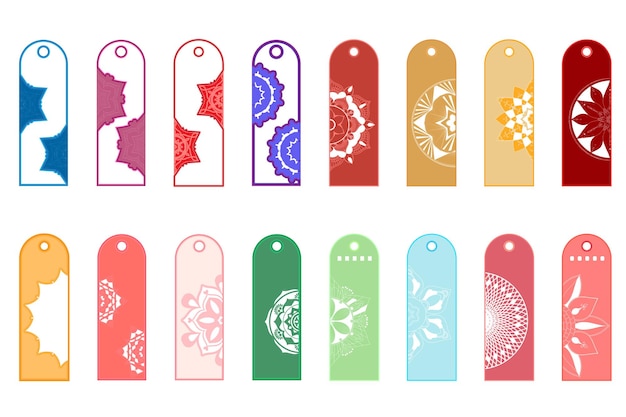 Vibrant Floral Motif Gift Tags with Diverse Patterns | Jiffy Designs