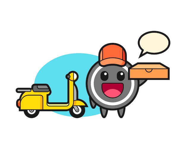 Cheerful Delivery Bot Carrying Takeout Order | Jiffy Designs