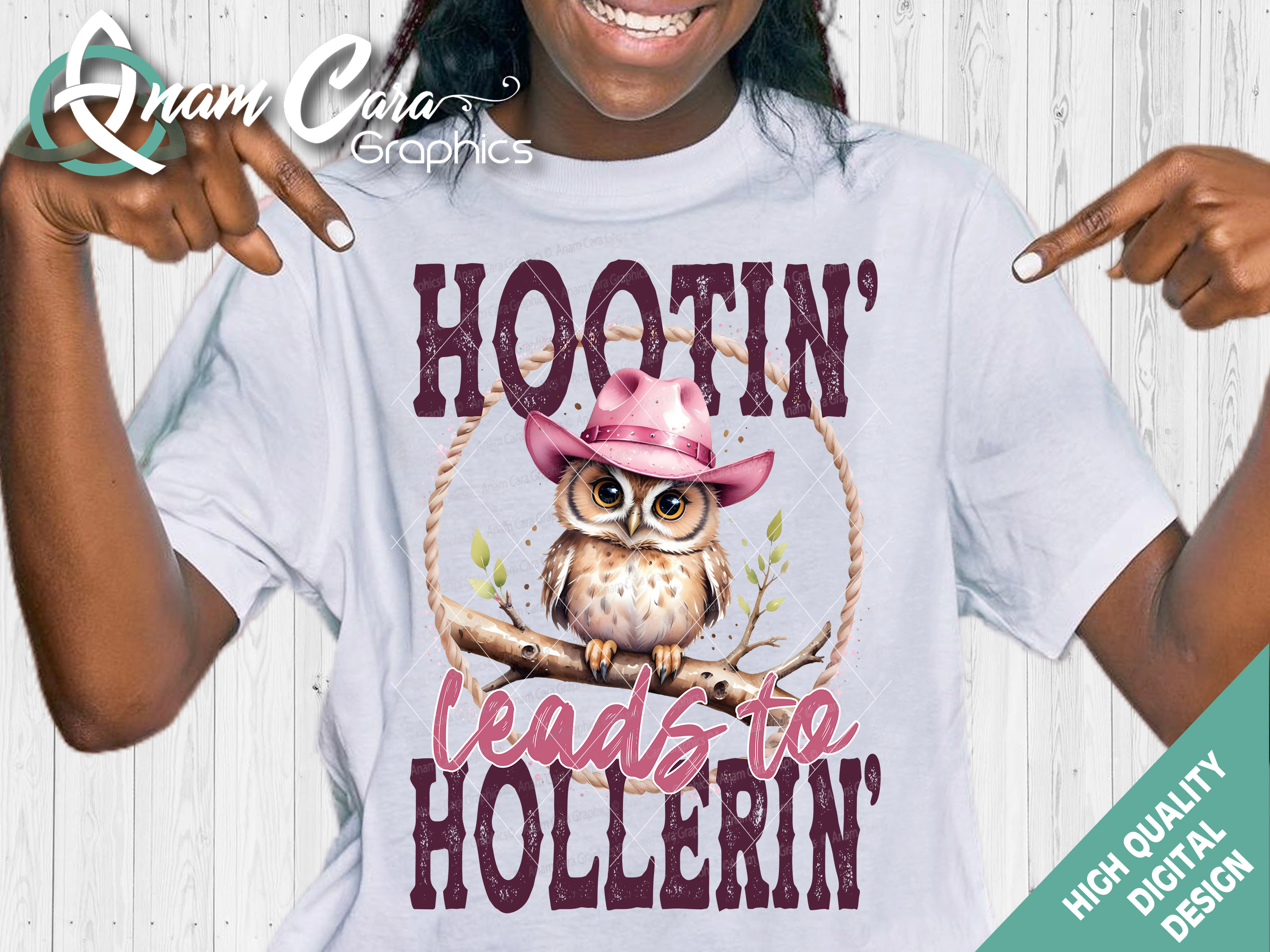 Hootin Leads to Hollerin Pink | Jiffy Designs