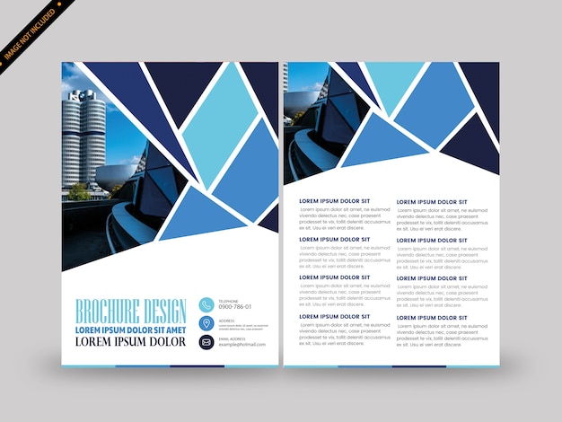 Modern Corporate Brochure Design with City Skyline Graphics | Jiffy Designs