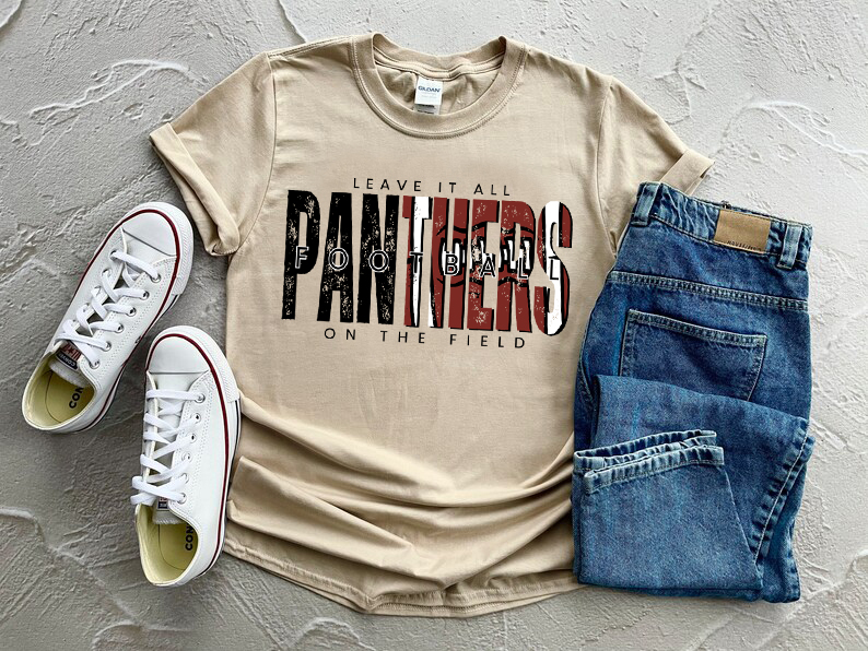 Leave it all on the field Panthers Football | Jiffy Designs
