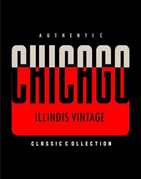 Authentic Chicago Vintage Graphic Design for Classic Collection | Jiffy ...