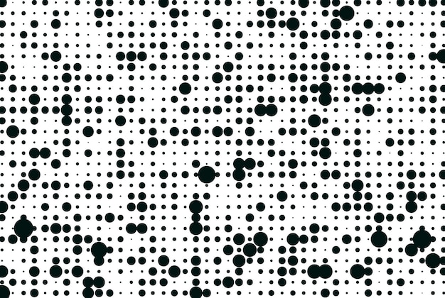 Captivating Monochrome Dot Pattern with Varied Sizes and Spacing ...
