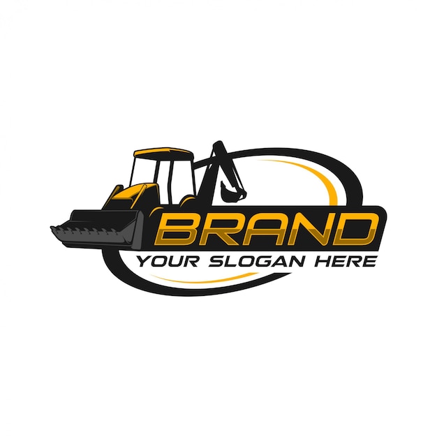 Powerful Construction Equipment Logo with Customizable Slogan | Jiffy ...