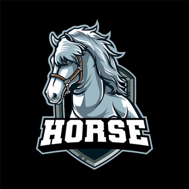 Majestic Silver Stallion with Fierce Gaze and Flowing Mane | Jiffy Designs