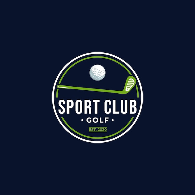 Iconic Golf Club Logo with Sleek Design | Jiffy Designs