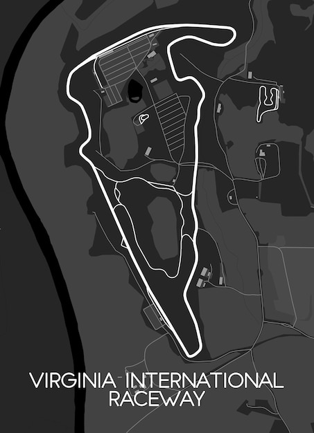 Sleek Silhouettes of Virginia's Iconic Raceway | Jiffy Designs