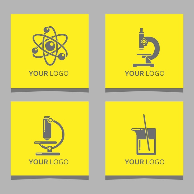 Vibrant Collection of Versatile Science-Themed Icons and Logos | Jiffy ...