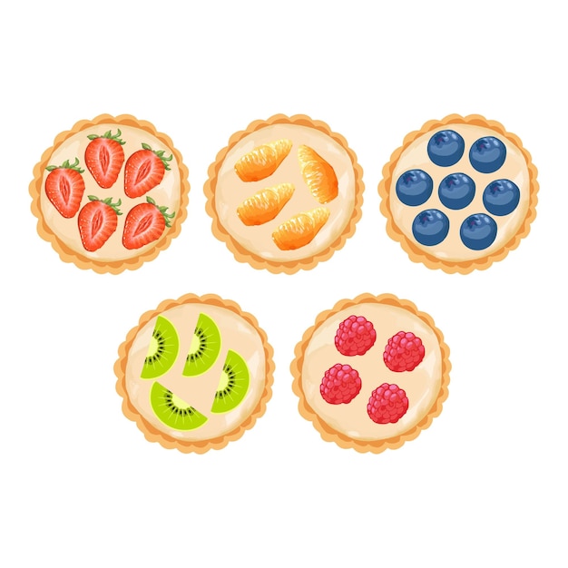 Colorful Fruit Tarts with Vibrant Toppings | Jiffy Designs