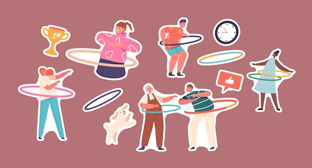 Vibrant Collection of Playful Sticker Designs for Diverse Applications ...