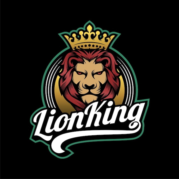 Majestic Lion King Emblem in Bold Colors | Jiffy Designs