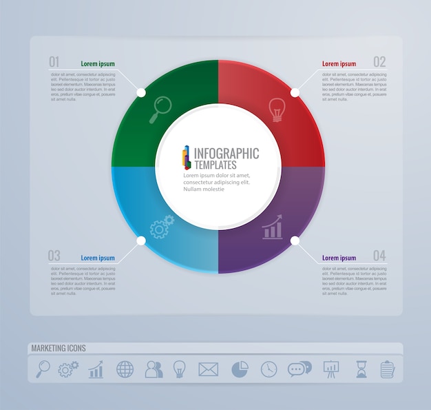 Vibrant Circular Infographic with Diverse Data Visualizations | Jiffy ...