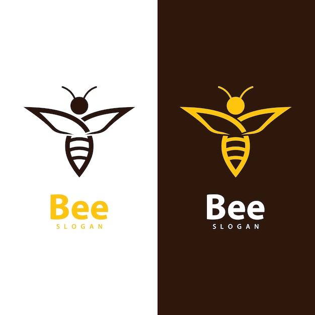Stylized Bee Emblem with Vibrant Color Scheme | Jiffy Designs
