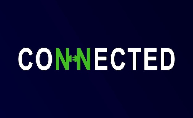 Vibrant Connected Text Against a Striking Blue Background | Jiffy Designs