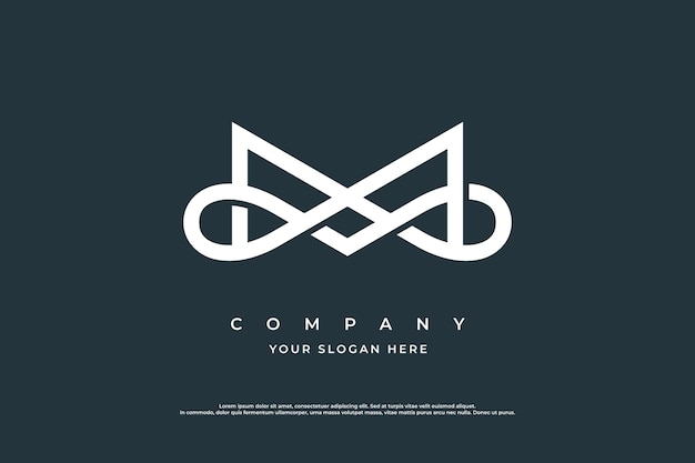 Interlocked Monogram Logo with Elegant Minimalist Design | Jiffy Designs