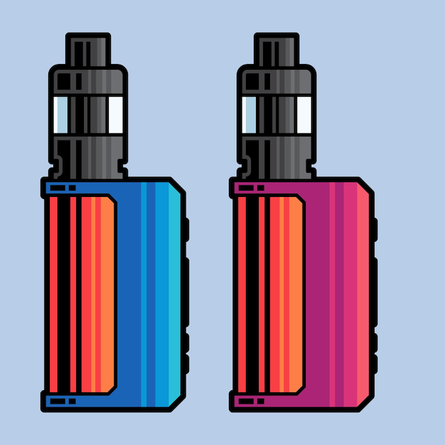 Vibrant Vaping Devices in Bold Neon Colors | Jiffy Designs