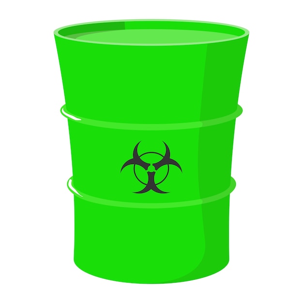 Vibrant Biohazard Drum Showcasing Toxic Waste Storage | Jiffy Designs