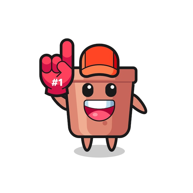 Cheerful Foam Finger Mascot Waves and Celebrates | Jiffy Designs