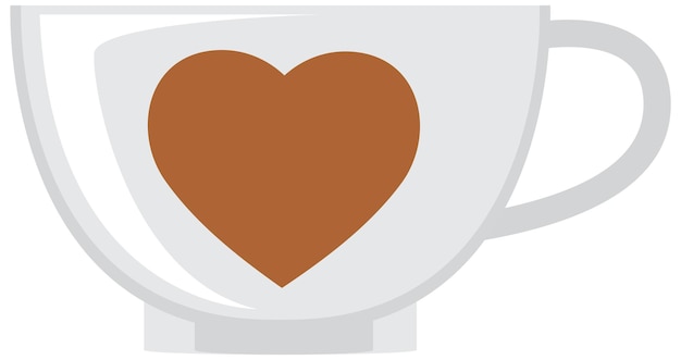 Heartwarming Coffee Cup with Cozy Orange Heart | Jiffy Designs