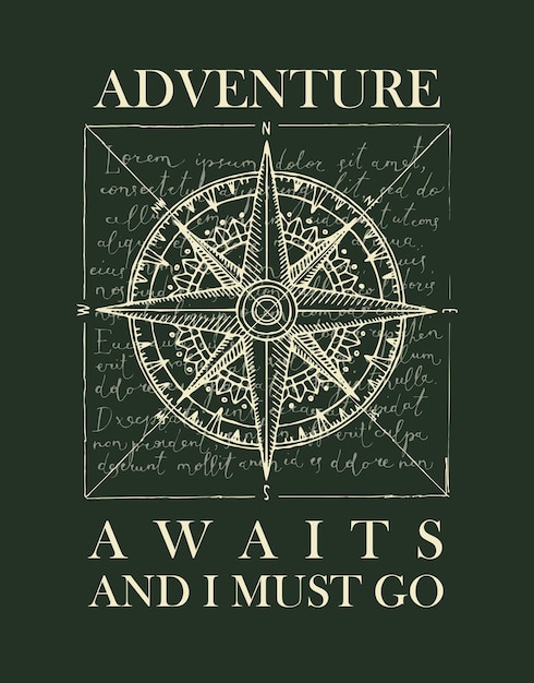 Captivating Compass Rose Beckons to Embark on Extraordinary Journeys ...