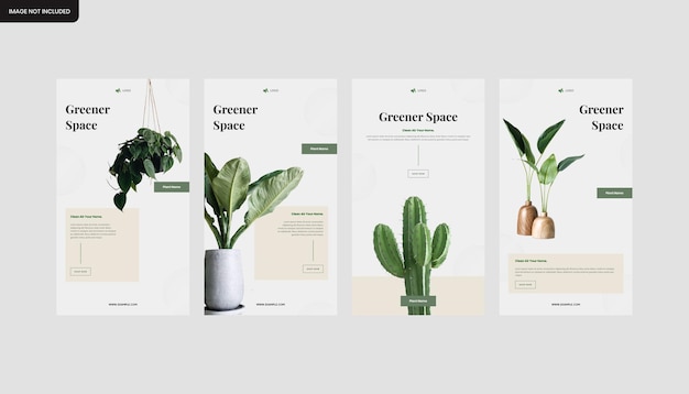 Lush Greenery Showcased in Minimalist Plant Posters | Jiffy Designs