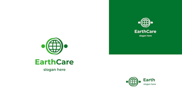 Eco-Friendly Earth Care Logo with Slogan | Jiffy Designs